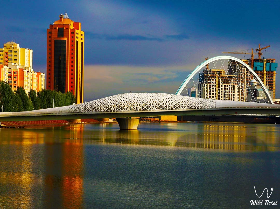 Atyrau Bridge (Atyrau kopiri) in Astana » WildTicket Asia - Tourist ...